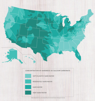US Water Hardness Map - Fresh Cup