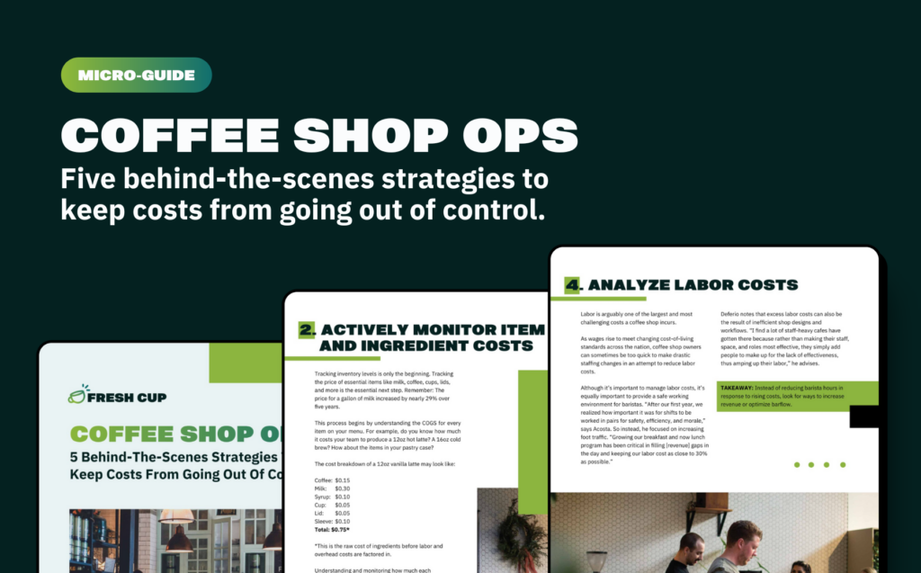 The Coffee Shop Operations Micro-Guide - Fresh Cup