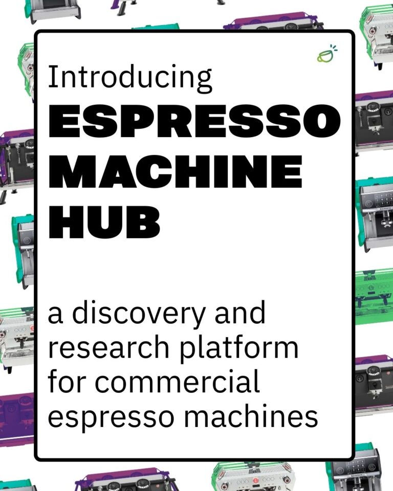 Introducing Espresso Machine Hub, A Research and Discovery Platform For ...